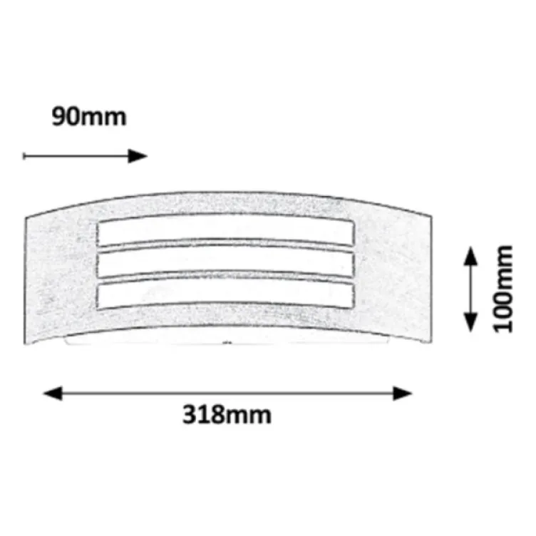 Roma spoljnaE27 14W antiqe gold IP44 (8511)