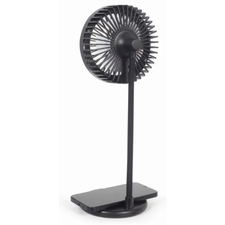 TA-WPC10-LEDFAN-01 Gembird Desktop ventilator sa lampom i bezicim punjacem