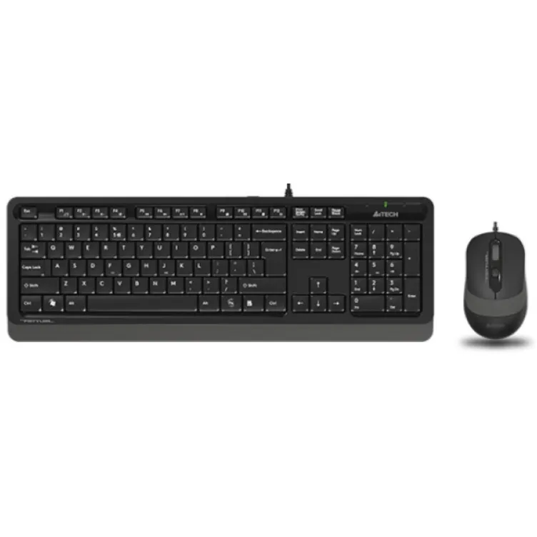 A4-F1010 A4Tech Fstyler tastatura US-LAYOUT + mis USB, Grey