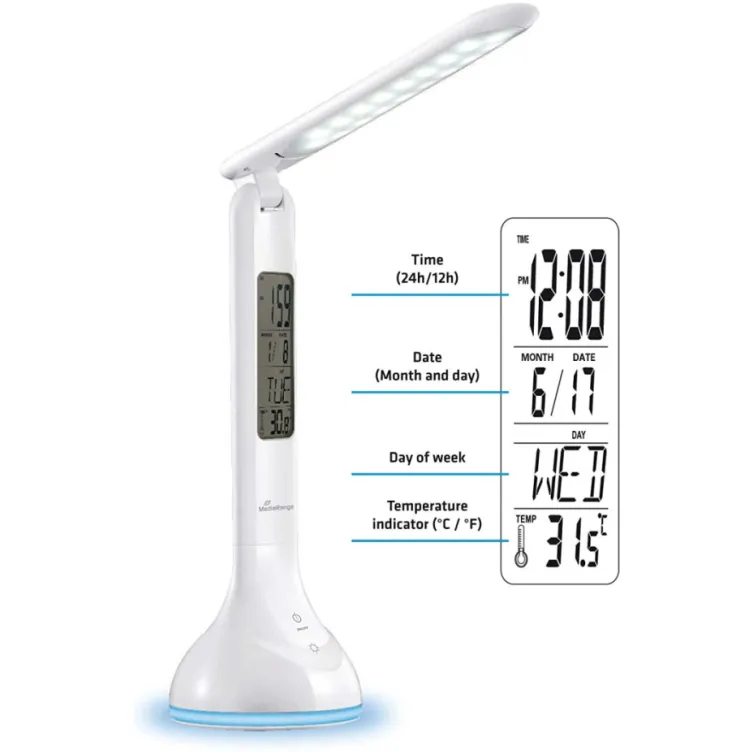 LED STONA LAMPA COMPACT LED DESK LAMP,BELA, MROS502 USB MEDIARANGE GERMANY