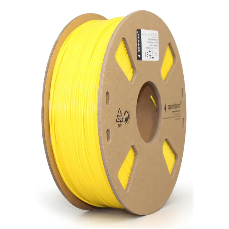 3DP-ABS1.75-01-Y ABS Filament za 3D stampac 1.75mm, kotur 1KG YELLOW