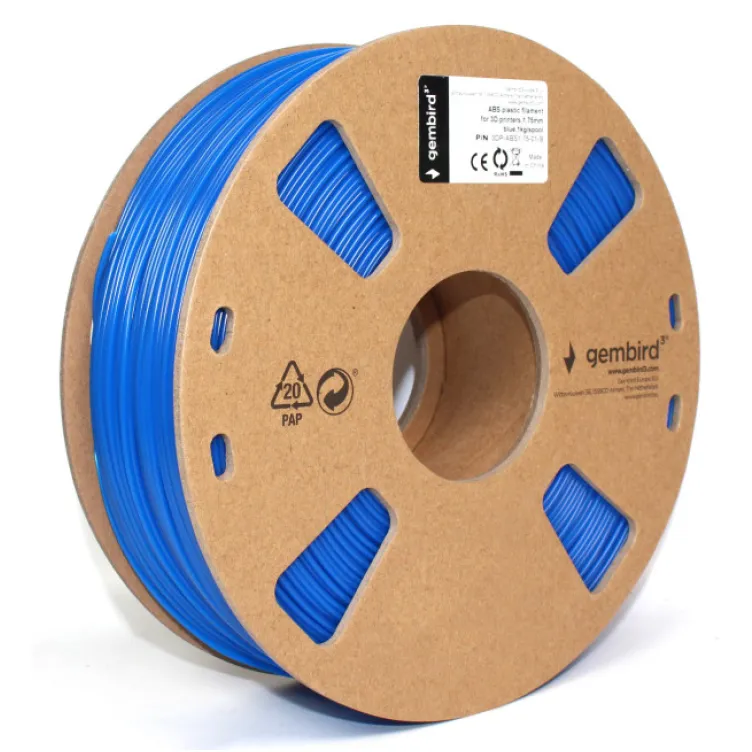 3DP-ABS1.75-01-B ABS Filament za 3D stampac 1.75mm, kotur 1KG BLUE