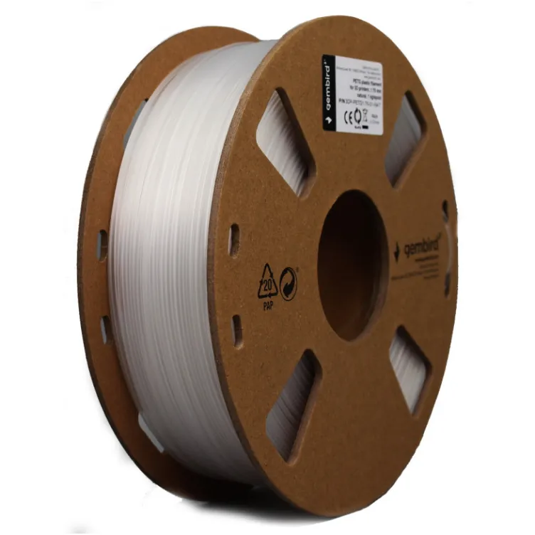 3DP-PETG1.75-01-NAT PETG Filament za 3D stampac 1.75mm, kotur 1KG Natural