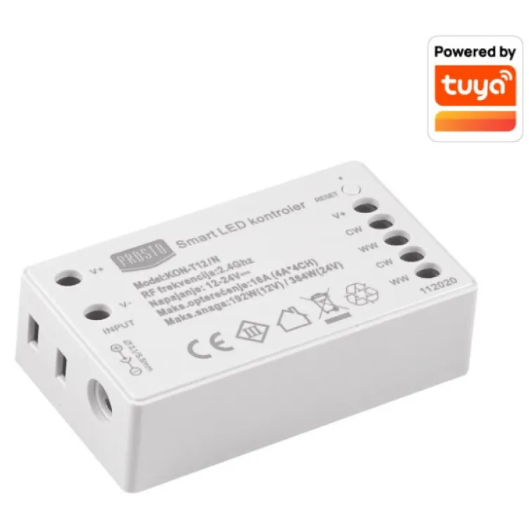 Wi-Fi smart LED kontroler CCT 192W KON-T12/N