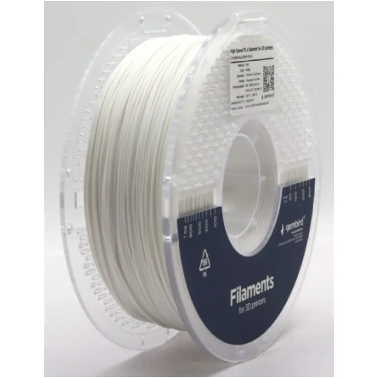 3DP-PLA1.75HY-01-W PLA filament velike brzine za 3D stampac 1.75mm, kotur 1KG WHITE