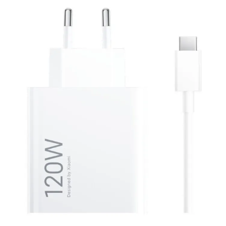 Xiaomi 120W HyperCharge Combo (Type-A) USB-A EU adapter+ kabl Tip-A to Tip-C