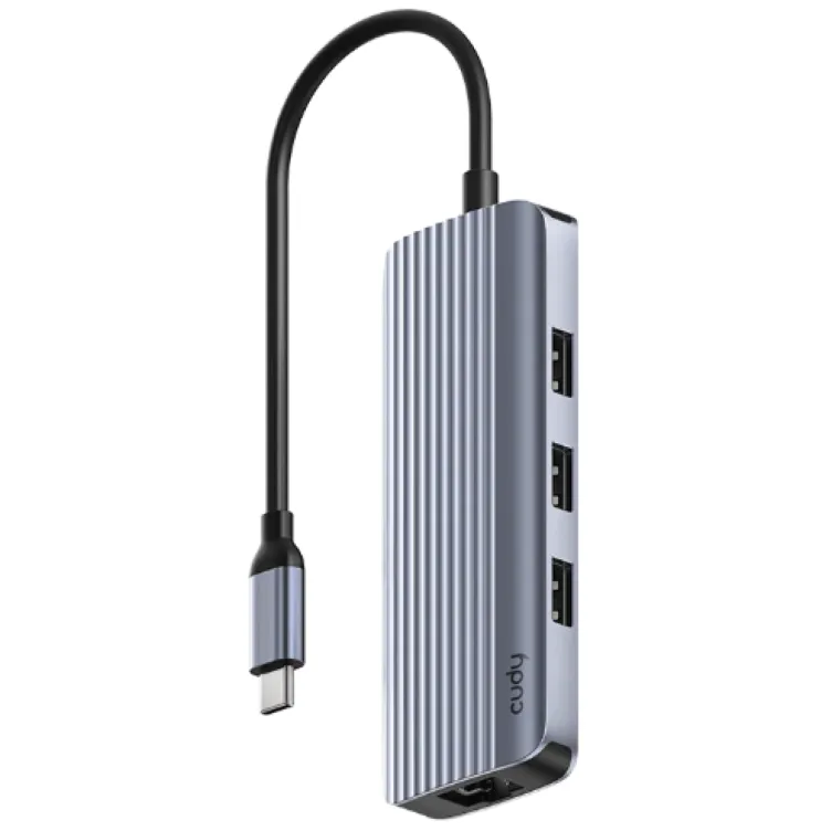 Cudy UH606 6-In-1 USB-C Hub with Gigabit Ethernet Port