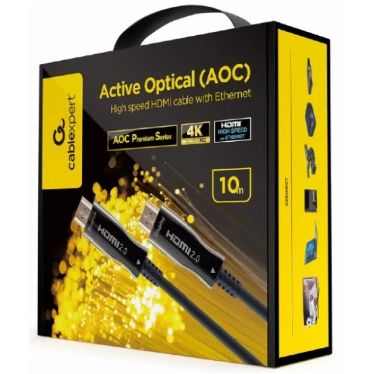 CCBP-HDMI-AOC-10M-02 Gembird Active Optical (AOC) High speed HDMI cable with Ethernet Premium 10m