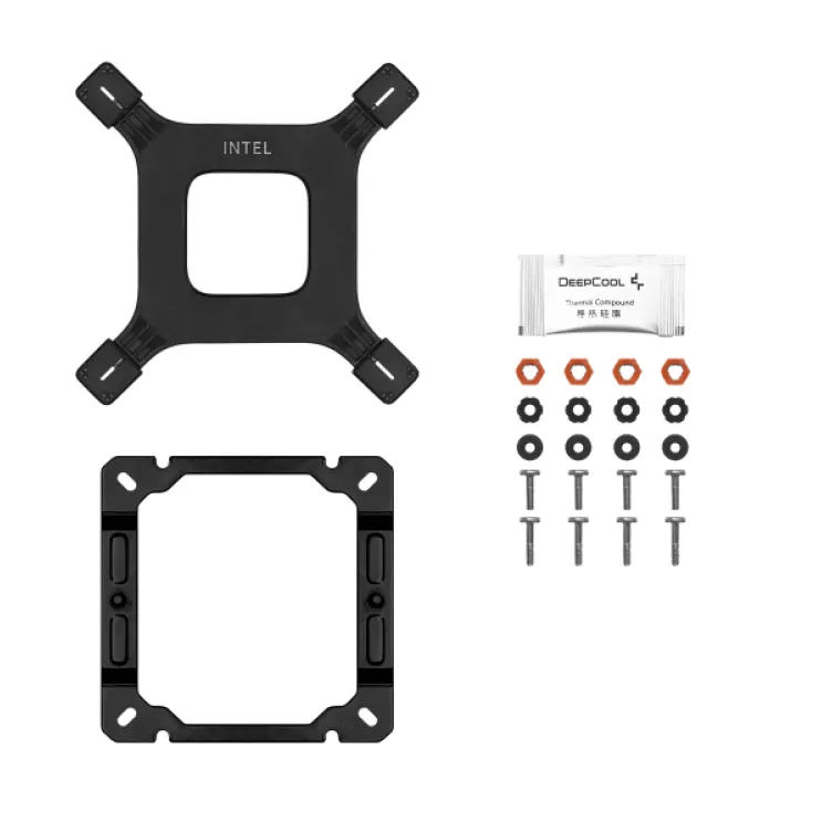 DeepCool AG400 *DIGITAL ARGB 4xHeat Pipe, Real-TimeCPU Screen, 220W 120mm 2100rpm 76CFM,BK Intel/AMD