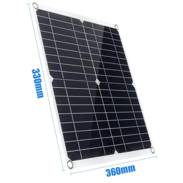 SOL-PANEL20W RV Solarni panel USB spoljni, vodootporni, 20W, 330x360x3mm
