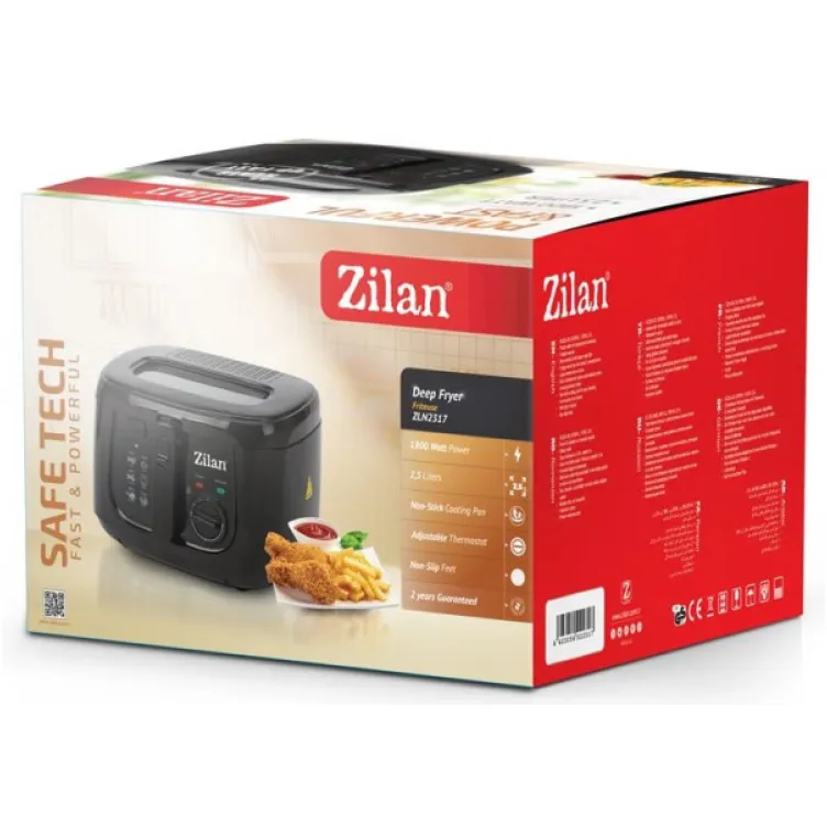 Zilan ZLN2317 Friteza kapacitet 2.5L, 1800W, crna
