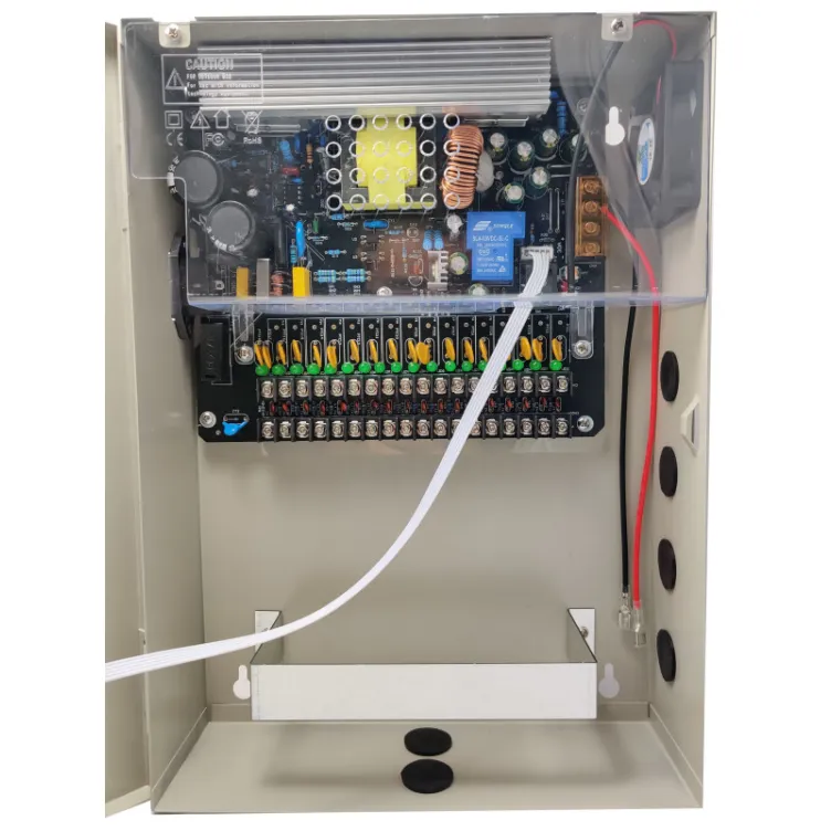 NAPRKU-12V/20A-18CH ** Gembird Napajanje u kutiji sa opcijom UPS (bez baterije) 2A/CH (3734)