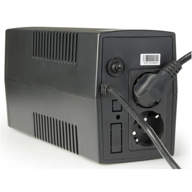 EG-UPS-B650 Gembird 650VA 390W AVR UPS, 2 x Shuko output sockets, black