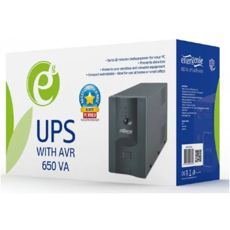 UPS-PC-652A Gembird UPS 650VA 390W sa stabilizatorom AVR