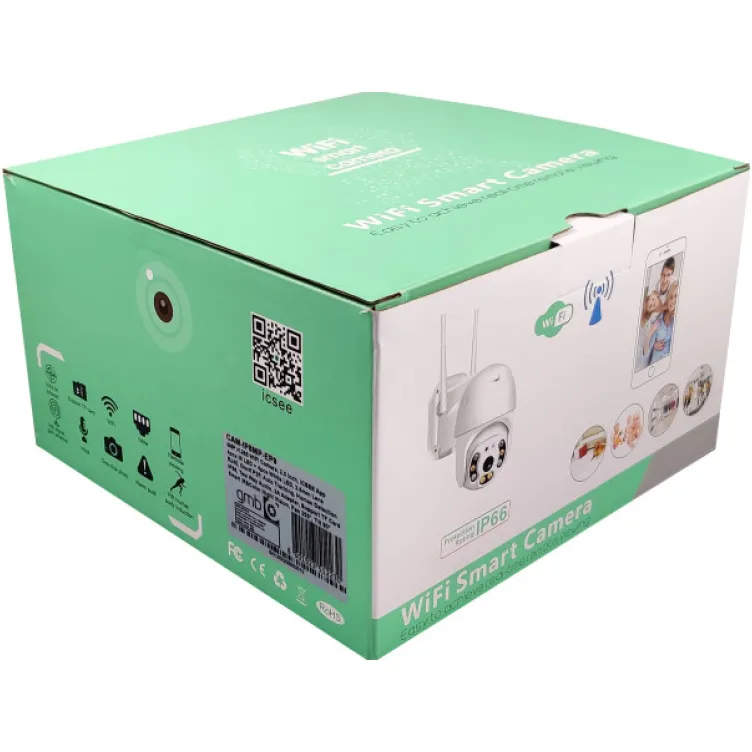 CAM-IP8MP-EP9 GMB kamera 8 Mpix microSD Icsee xmeye pro app Two-way voice PTZ ip66
