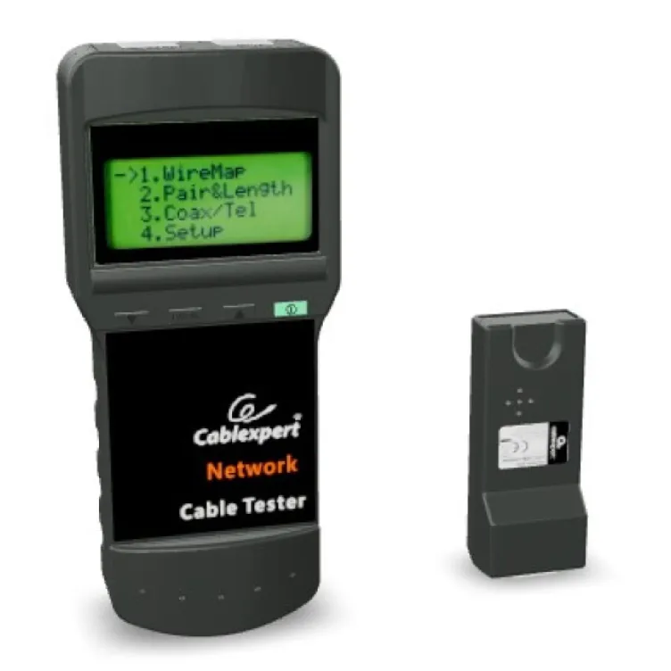 NCT-3 Gembird Digital network cable tester. Suitable for Cat 5E, 6E, coaxial, and telephone cable