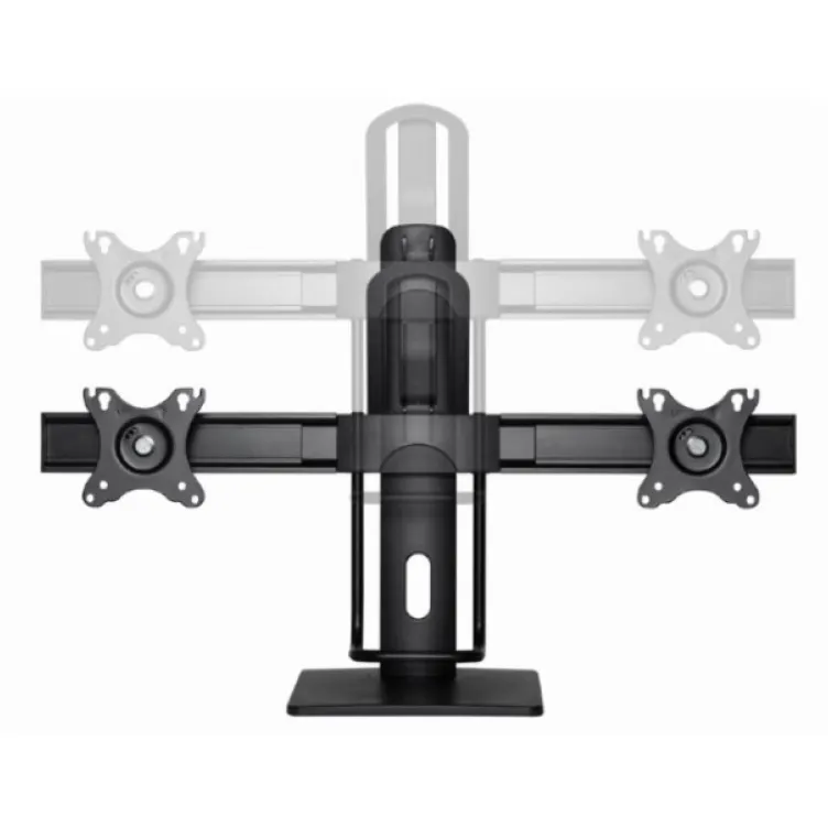 MS-D2-01 Gembird Podesivi stoni drzac za dva monitor, tilt, 17-27 max.2x6kg