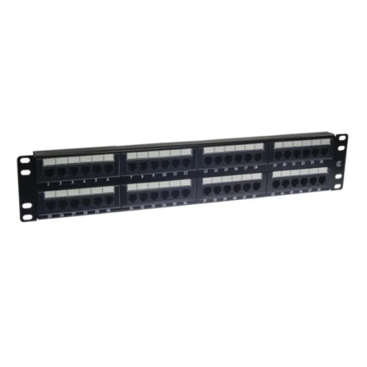 Patchcord kabal panel UTP 6, 48 2 bloka, 2U
