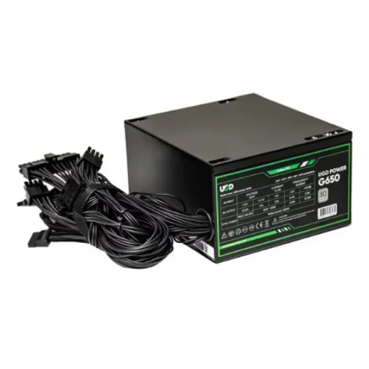 Kuciste Tracer 2234 PSU-650W G650 ATX, providna stranica, ugradjena 4xRGB kulera, Crno SA NAPAJANJEM
