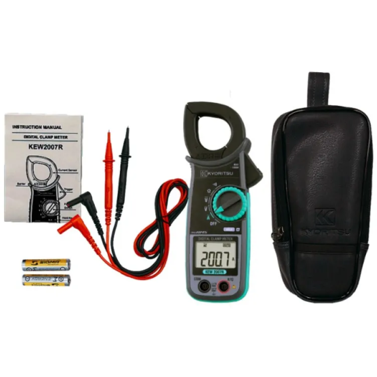 Kyoritsu Kew 2007R AC Digital Clamp Meter, True RMS, 400Hz