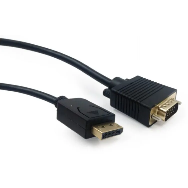CCP-DPM-VGAM-6 Gembird DisplayPort to VGA adapter cable, black, 1.8 m