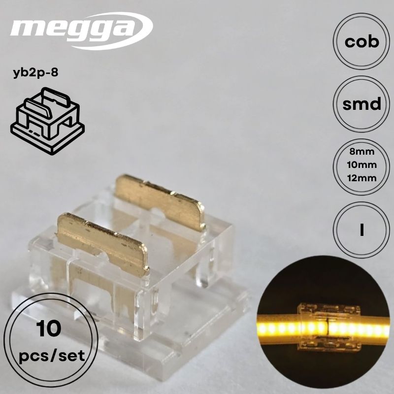 MEGGA, CONNECT YB2P-8 COB&SMD 8-10-12 MM, 000370