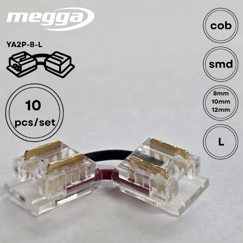 MEGGA, CONNECT YA2P-8-L COB&SMD 8-10-12 MM, 000456