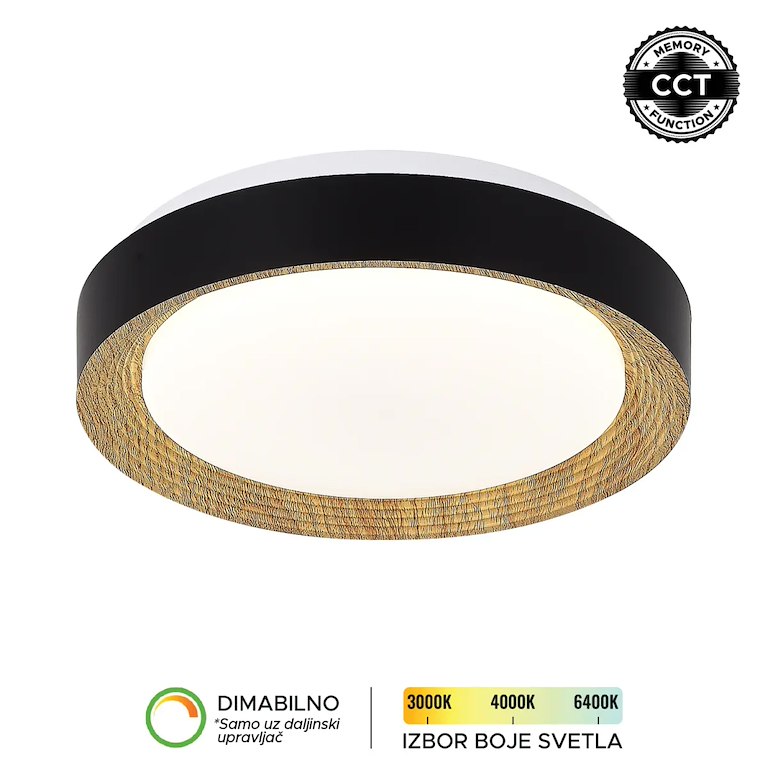LED plafonjera LP-405-28R BK+WD