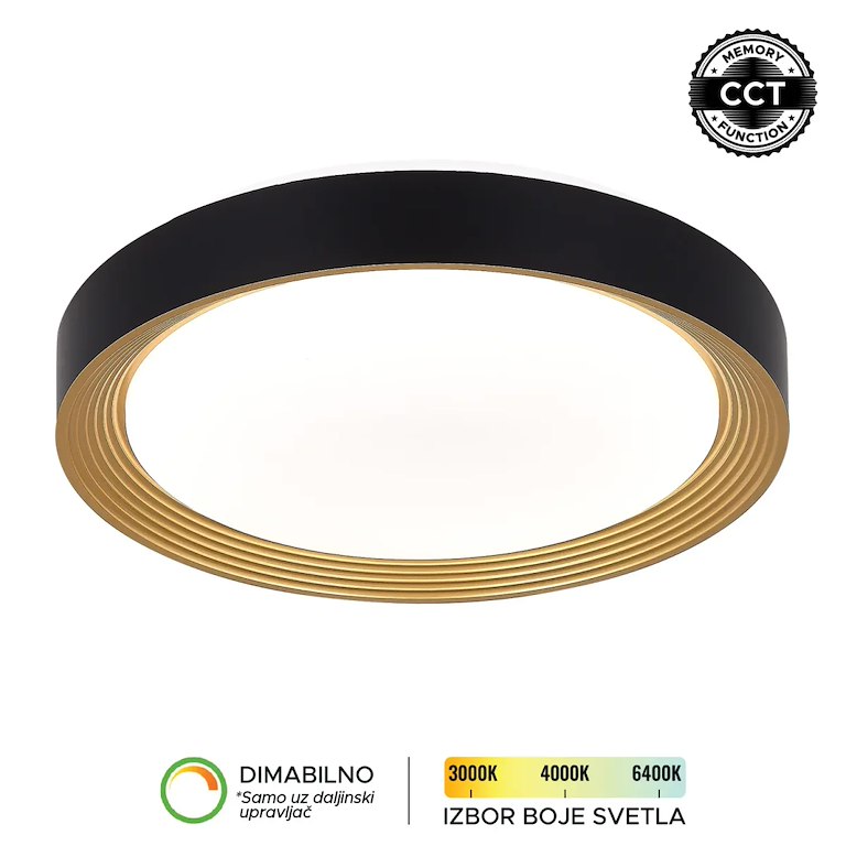 LED plafonjera LP-405-54R BK+SG
