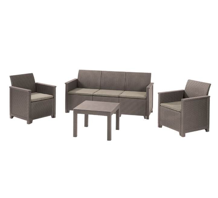 Keter Baštenski set Elodie 3 seater CU 246154 - Kapućino