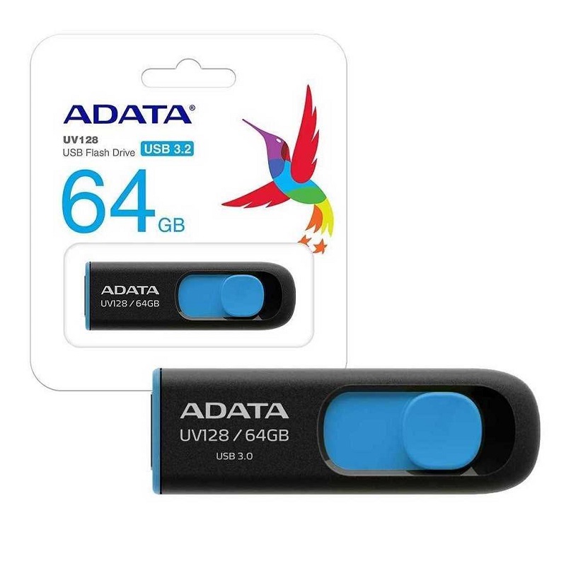 ADATA USB FLASH 64GB 3.1 AUV128-64G-RBE