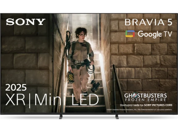Sony Televizor K-75XR55 75″ Bravia 5, LCD, Mini LED, Google TV, 120hz