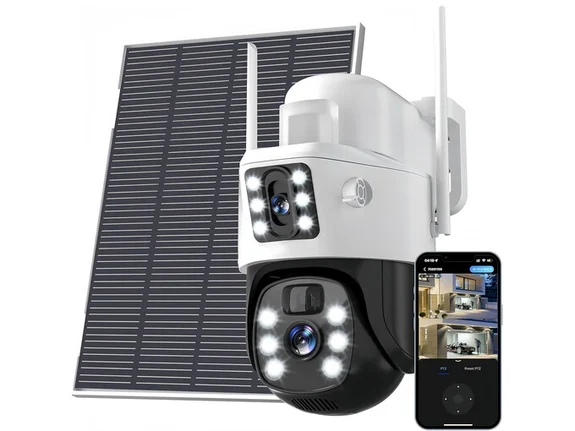 WiFi Solarna Kamera sa Dvostrukim Ekranom