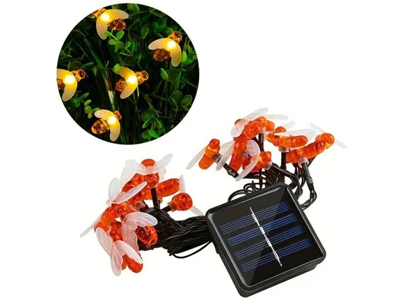 Dekorativne solarne sijalice Pčelice 5m