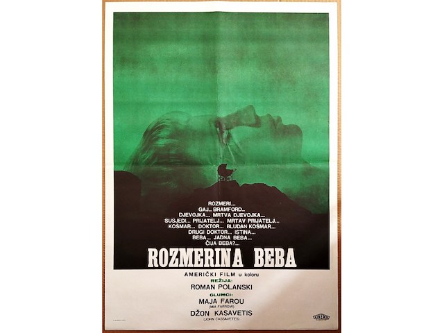 ROZMARINA BEBA (1968) Roman Polanski PLAKAT