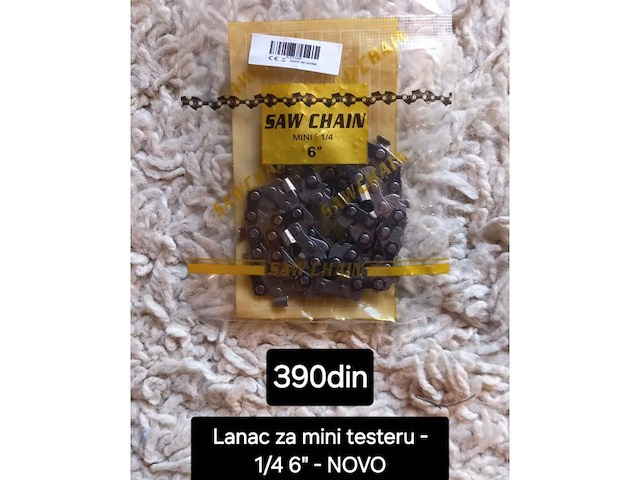 Lanac za mini motornu testeru 1/4 6` - NOVO
