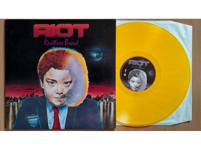 Riot  – Restless Breed US 2015 ZUTI VINIL