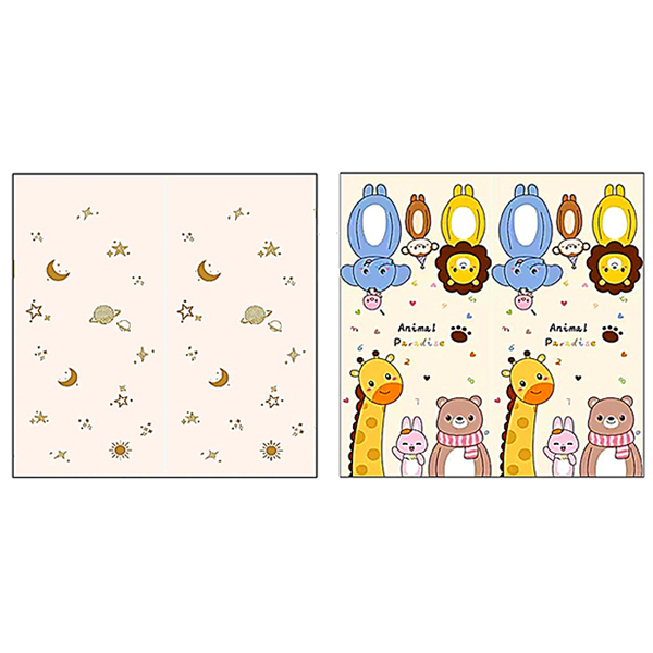 BBO Sklopiva podloga za igru od pene Animal Paradise 180x200x1cm CC6603-4