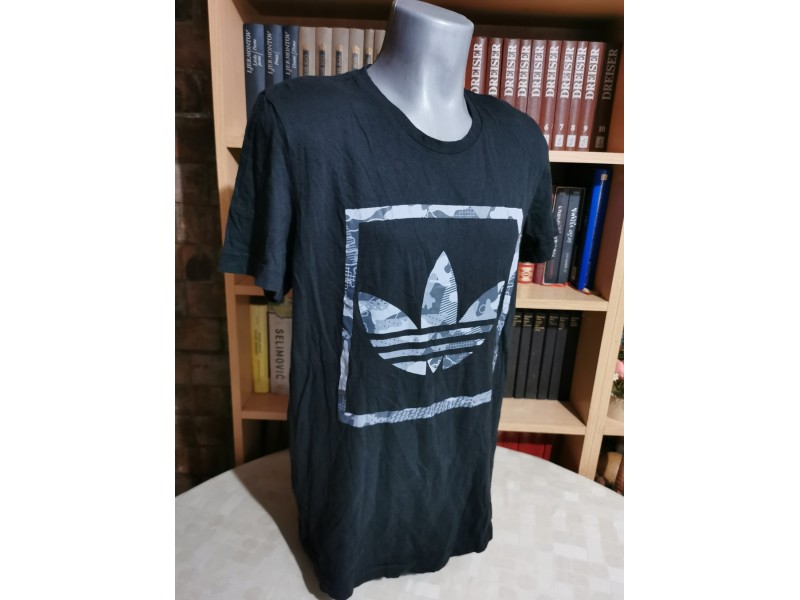 48. adidas VRHUNSKA PAMUCNA TEGLJIVA MAJICA Vel. L