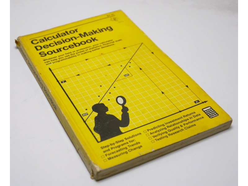 Texas Instruments Calculator Decision-Making Sourcebook