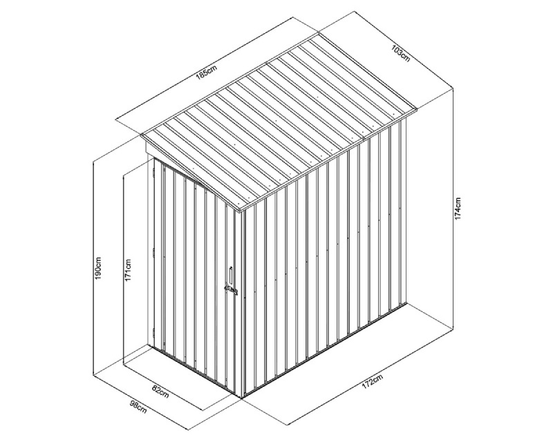 FIELDMANN FZDO 1002 baštenska kućica