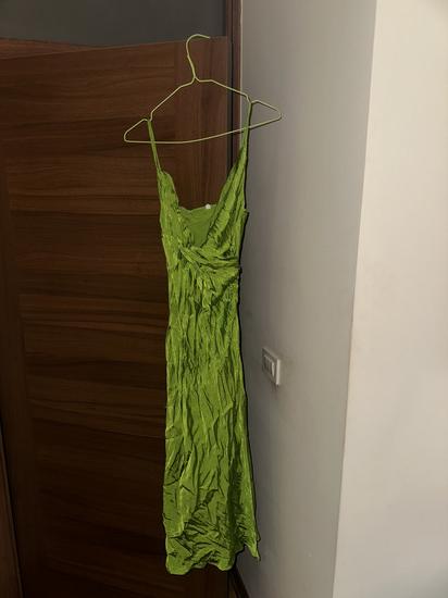 709. Zara lime zelena haljina