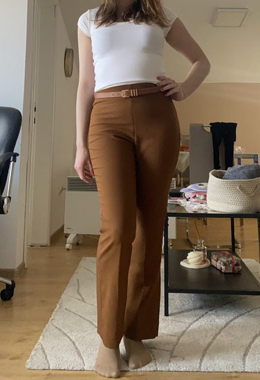 ✨Mango✨pantalone dubokog struka na crtu