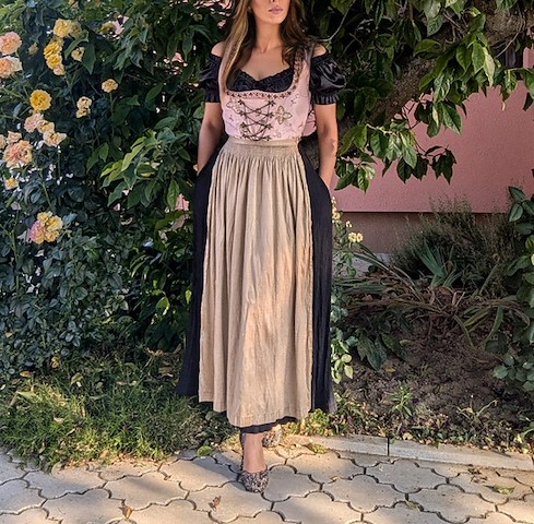 Dirndl maxi haljina, vel. 38/40
