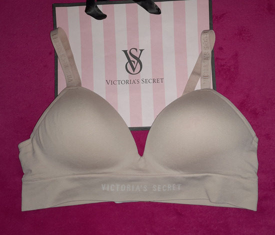 Victoria secret nude top/brus logo bretele 85B%