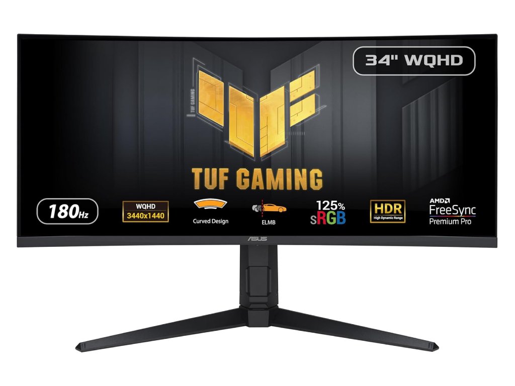 ASUS Gaming Monitor TUF VG34VQL3A 34", VA, 90LM06F0-B02E70