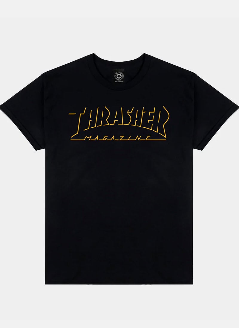 Thrasher Shadow Mag Logo Black