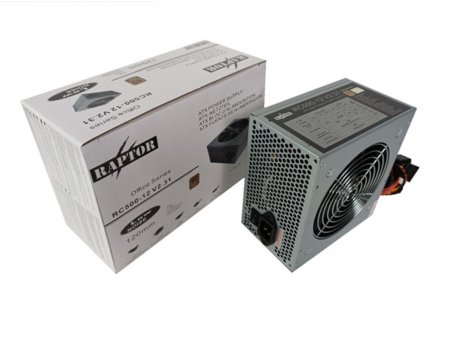 RAPTOR 500W Office Series RC500-12 12cm fan/80plus napajanje