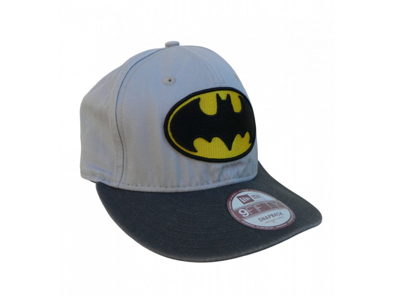 New Era Batman kačket original snapback sivi crni