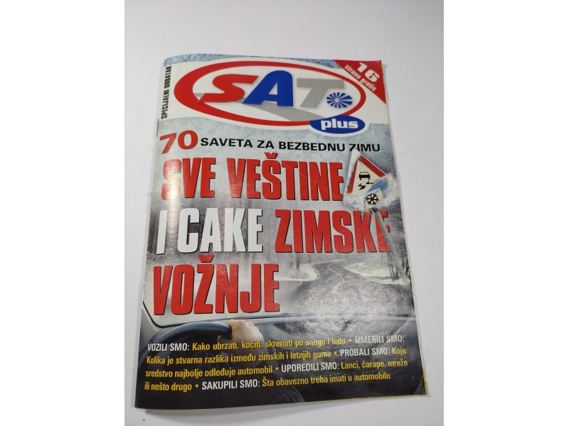 70 SAVETA ZA BEZBEDNU ZIMU - SAT Plus dodatak
